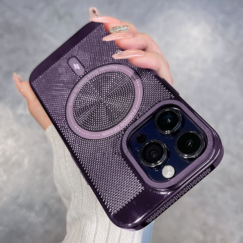 Luxury Lens Protection Mesh iPhone Case – HoHo Cases