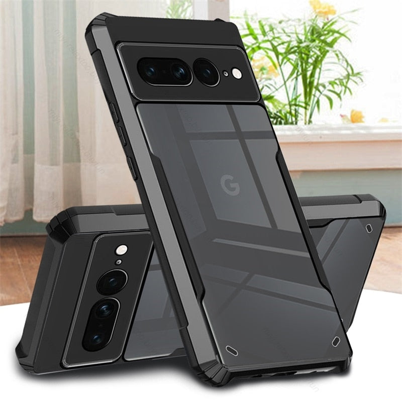 Transparent Heavy Duty Google Pixel Case – HoHo Cases