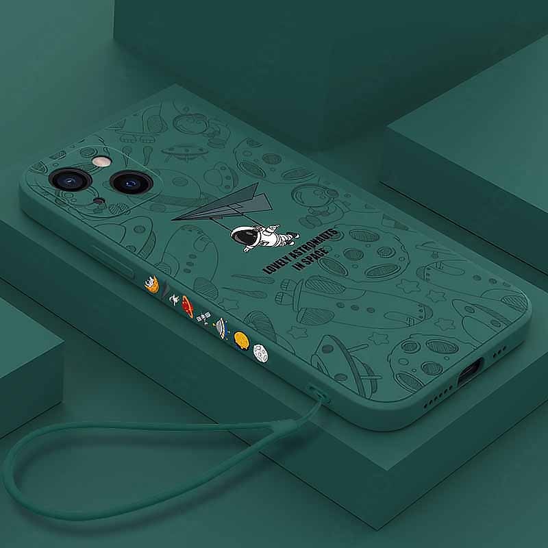 Shockproof Cartoon Astronaut iPhone Cases | iPhone Covers – HoHo Cases