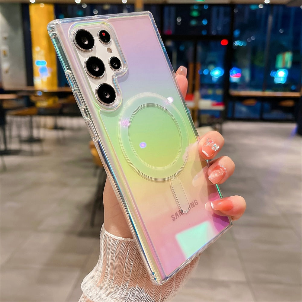 Laser Colorful MagSafe Samsung Galaxy Case – HoHo Cases