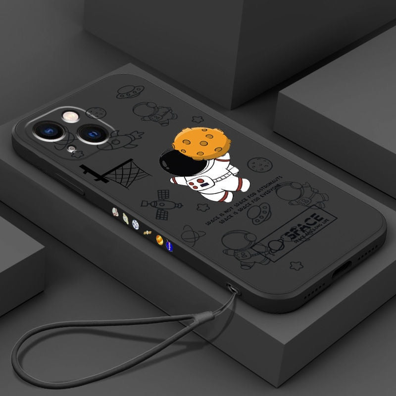 Shockproof Cartoon Astronaut iPhone Cases | iPhone Covers – HoHo Cases