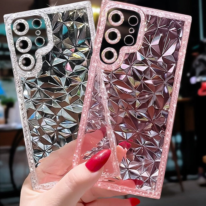 Luxury Diamond Glitter Clear Samsung Case – HoHo Cases